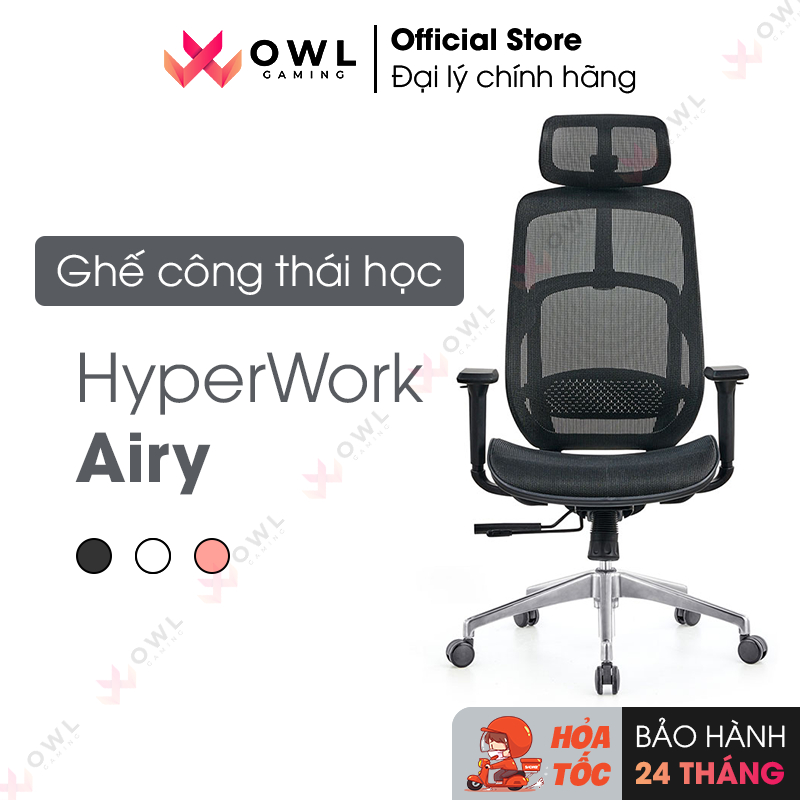 Ghế công thái học HyperWork Airy (Hàng chính hãng) | Shopee Việt Nam
