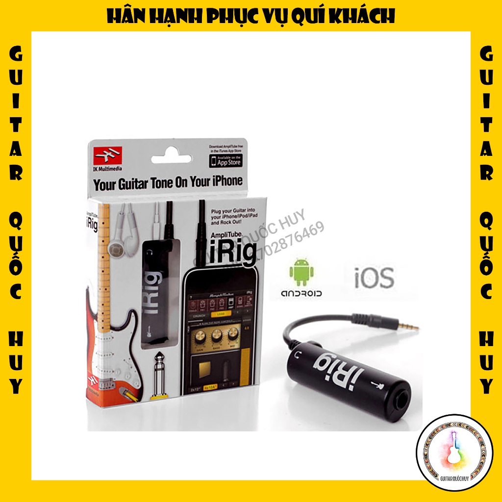 IRIG - Thiết bị iRig AmpliTube thu âm Guitar, Organ, Piano điện ...