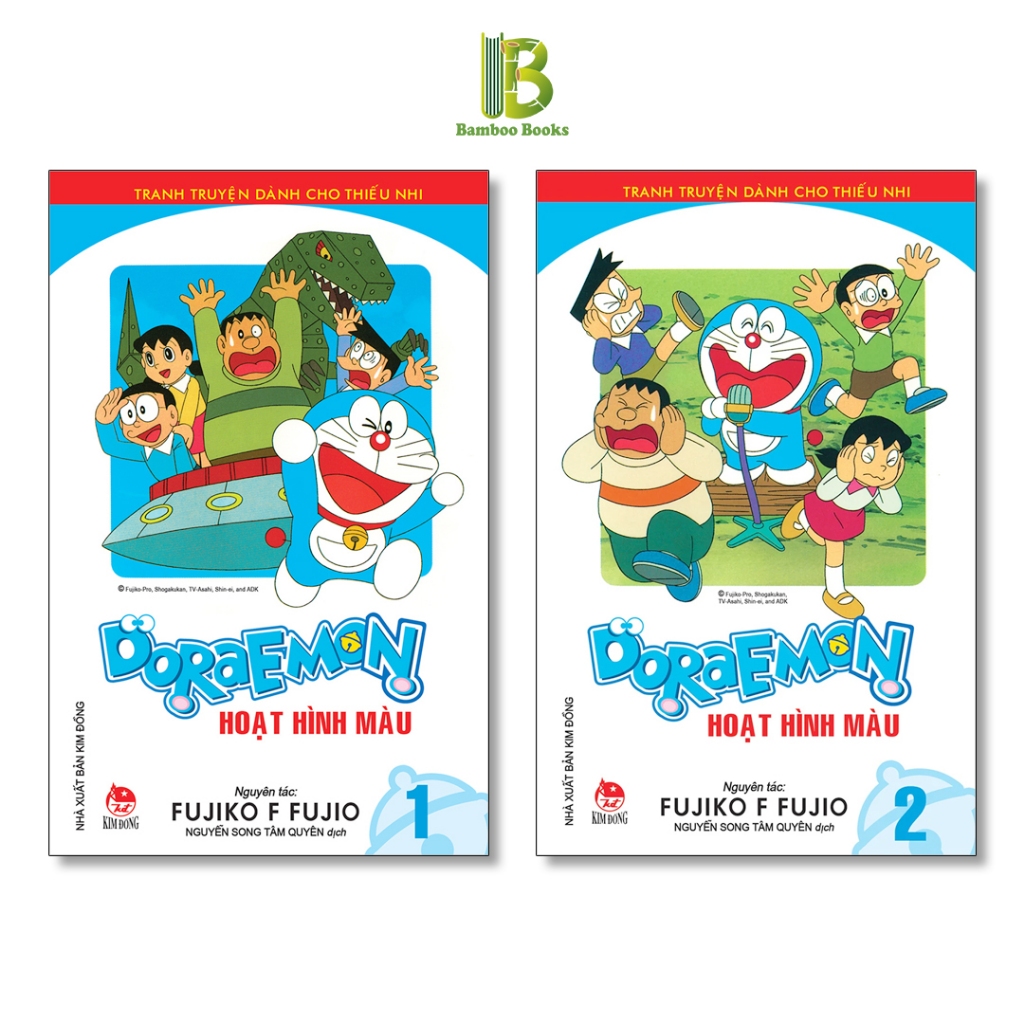 Truyện - Doraemon Hoạt Hình Màu - Chọn Lẻ 2 Tập - Fujiko Fujio - Kim Đồng | Shopee Việt Nam
