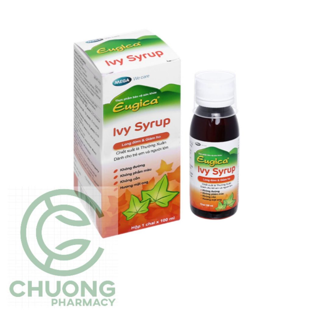 Siro Eugica Ivy Syrup hỗ trợ giảm ho, long đờm chai 100ml | Shopee Việt Nam