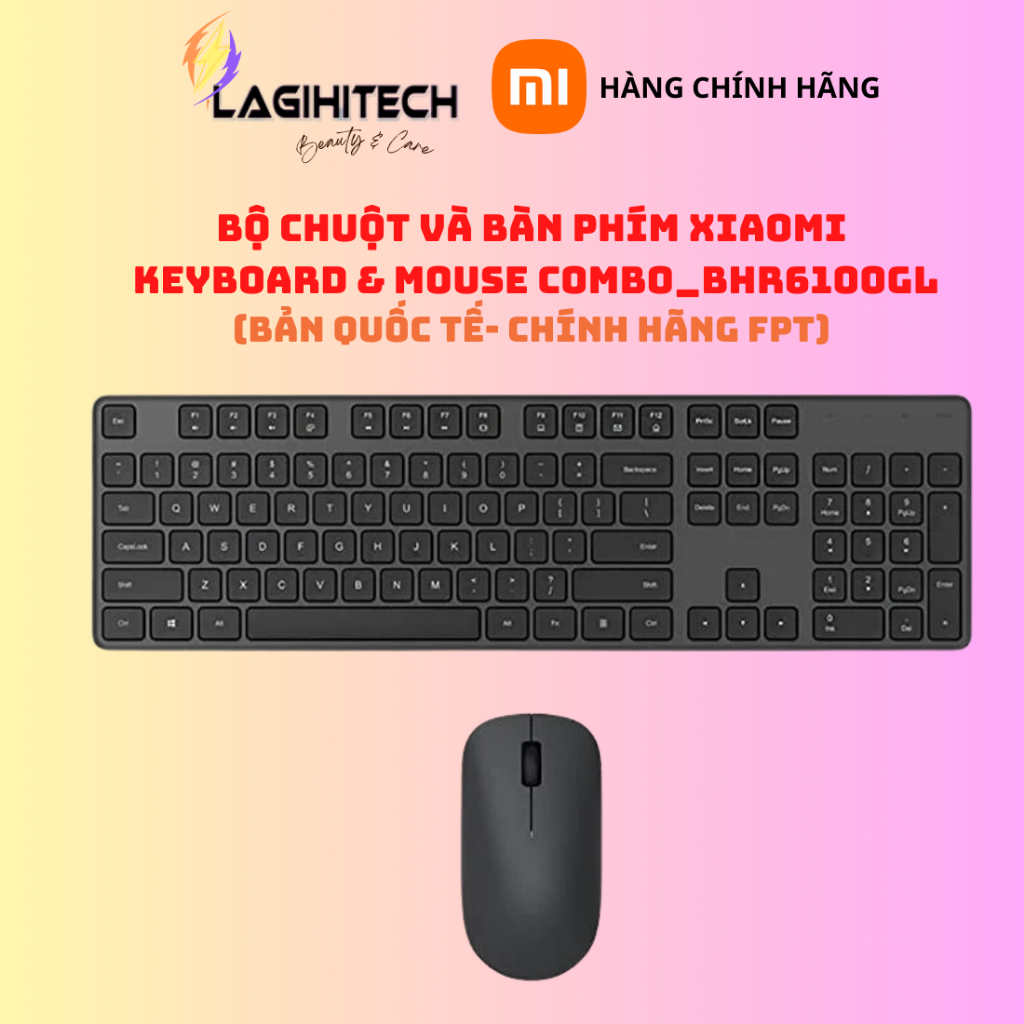 Combo Chuột & Bàn Phím Xiaomi Wireless BHR6100GL (Bản Quốc Tế – Hàng ...