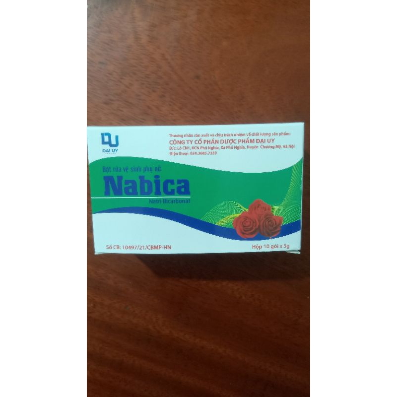 Bột rửa vệ sinh Nabica (Hộp 10 gói x 5g) | Shopee Việt Nam