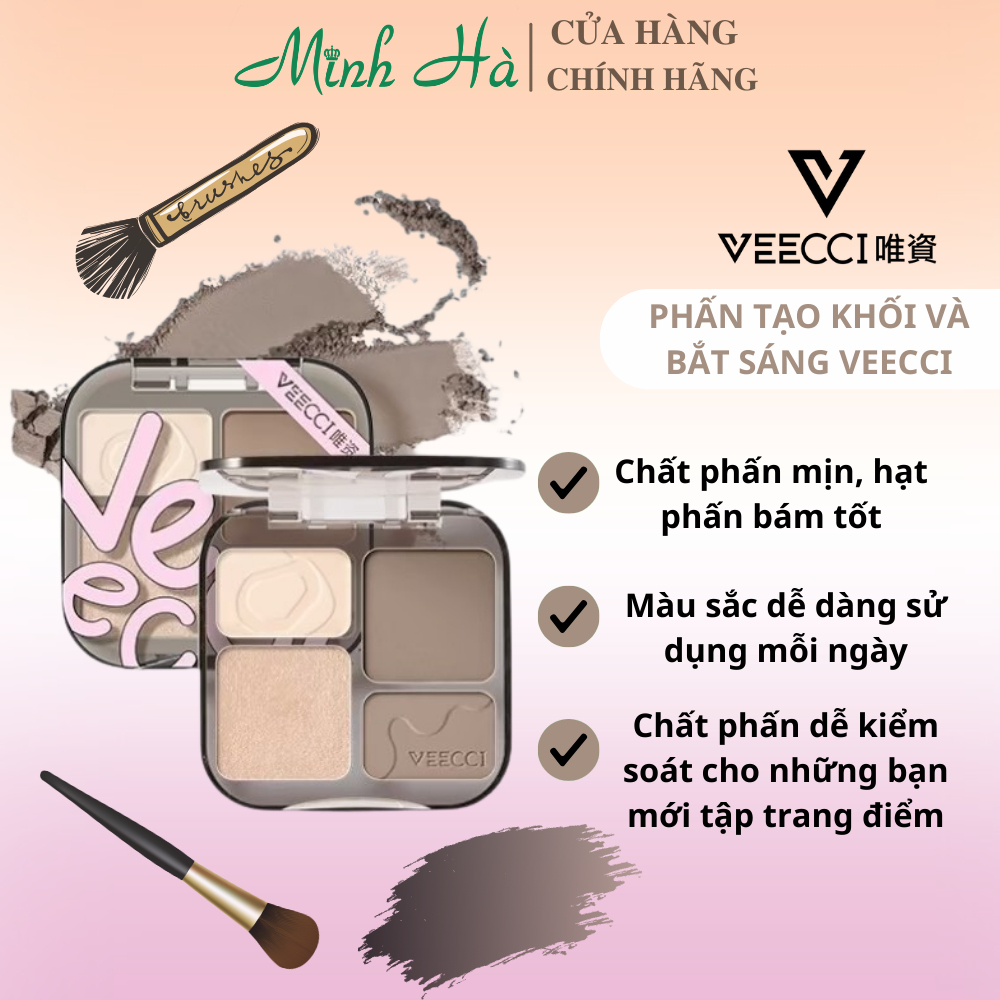 Phấn tạo khối và bắt sáng Vecci lâu trôi kháng nước 8g | Shopee Việt Nam