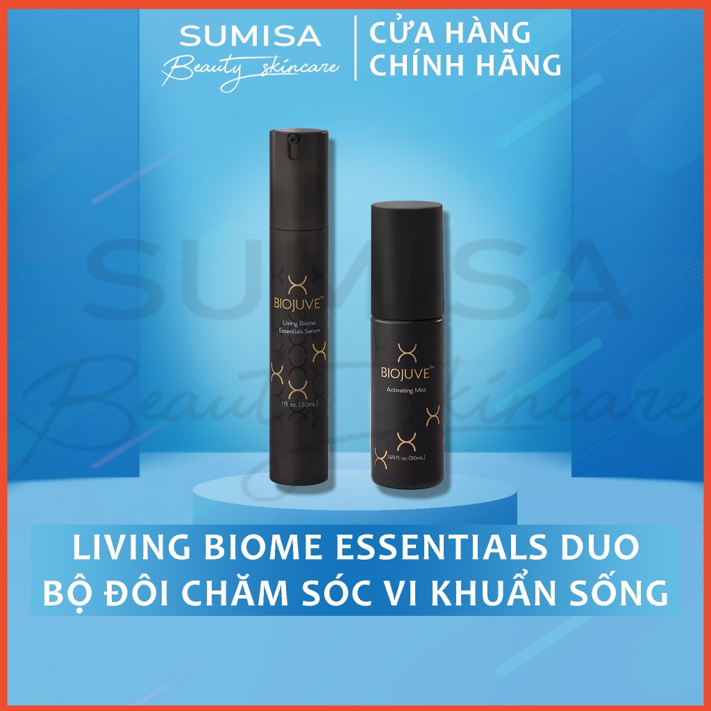 BIOJUVE LIVING BIOME ESSENTIALS DUO Bộ đôi chăm sóc vi khuẩn sống ...