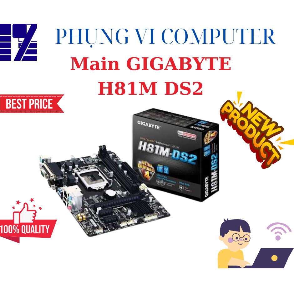 Mainboard GIGABYTE GA-H81M-DS2 | Shopee Việt Nam
