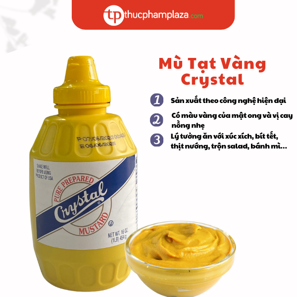 Mù tạt vàng Crystal (454g) | Shopee Việt Nam
