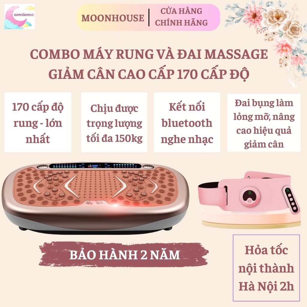 Máy massage toàn thân 120 cấp độ, máy rung tập thể dục giảm béo tăng cường sức khỏe , máy rung ...