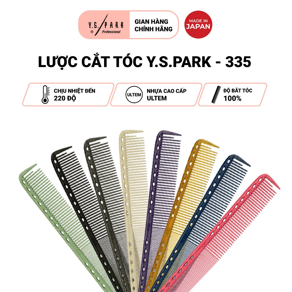 Lược cắt tóc chịu nhiệt cao cấp YS PARK YS-335 cho tóc dài hàng chính ...