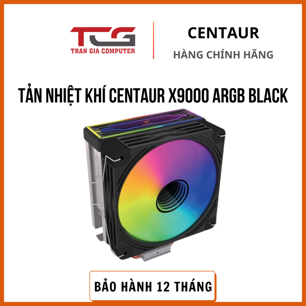 Tản Nhiệt CPU Centaur AirPro X9000 Led RGB Black/White - Bảo Hành 12 ...