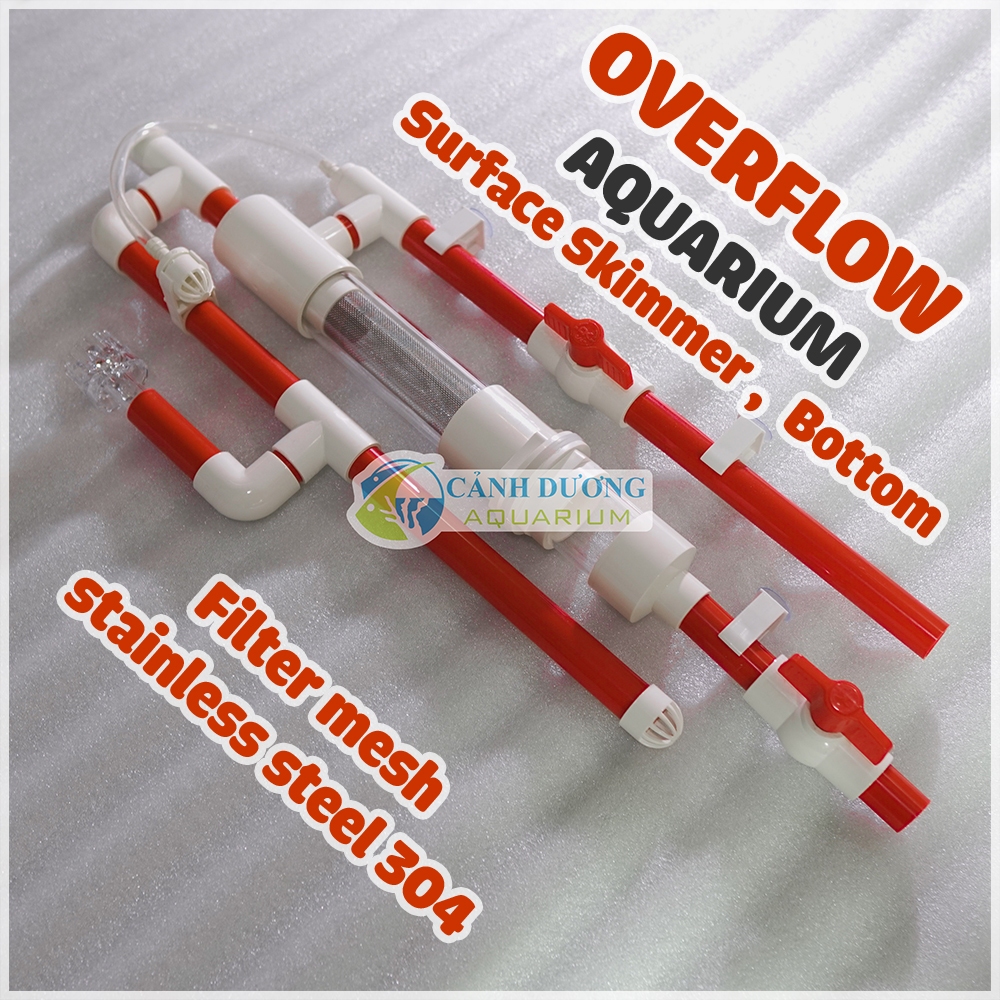 Overflow Aquarium and stainless steel fish feces separator for Aquarium ...