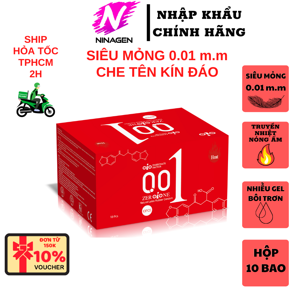 Bao cao su có gai OiO siêu mỏng 001 kéo dài thời gian, bcs chống xuất ...