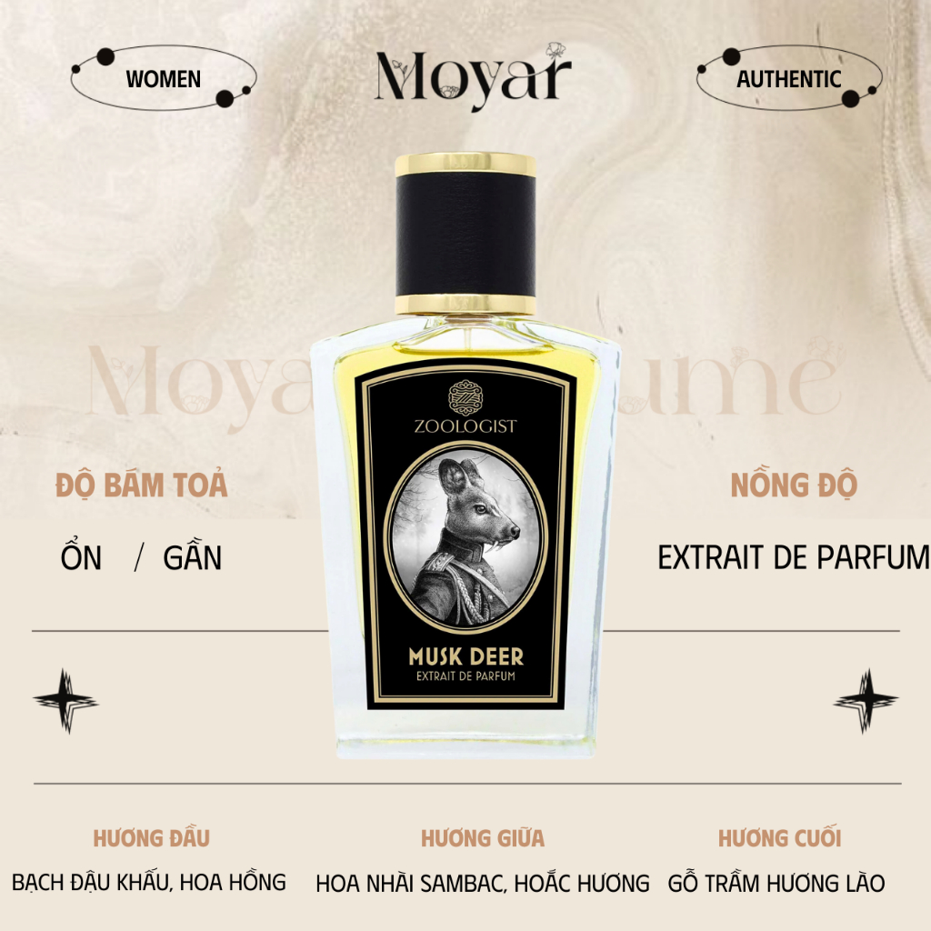 10ml Zoologist Perfumes Musk Deer Extrait De Parfum | Nước hoa unisex ...