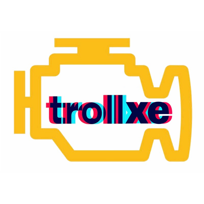Tem dán logo troll xe, hình dán troll xe vui nhộn ( Số lượng : 1 cái ...