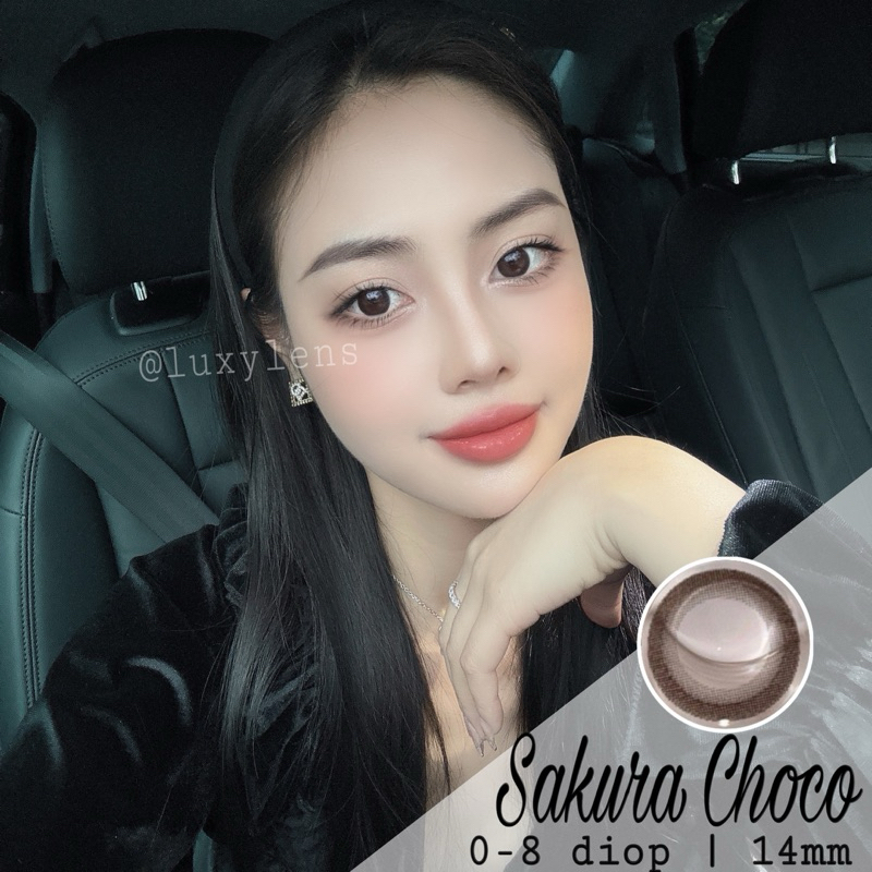 [0-8 ĐỘ] (MỚI VỀ) Sakura Choco LUXY LENS 14mm 0-8 Độ Chính Hãng Hàn Quốc, Cam Kết Chất Lượng, Có ...