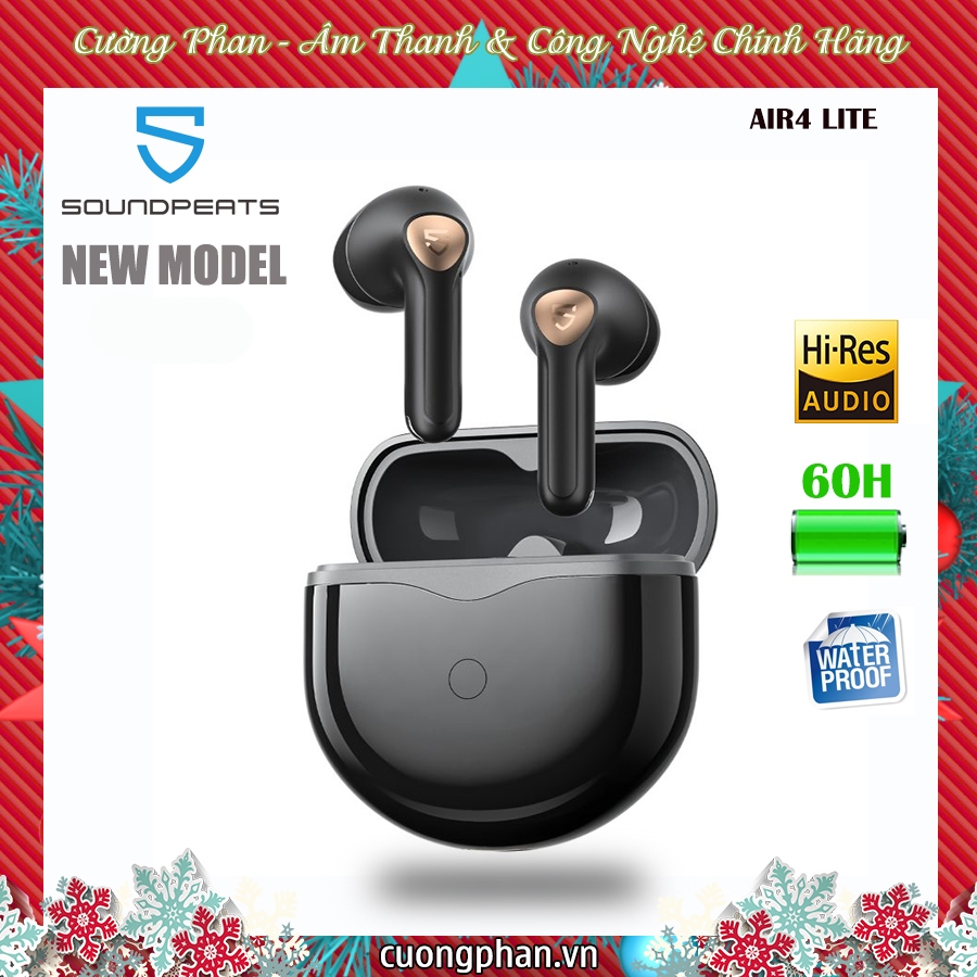 Tai Nghe Bluetooth SoundPEATS Air4 Lite - Bluetooth 5.3, Hires Audio, Game Mode, Chống Nước IPX4 ...