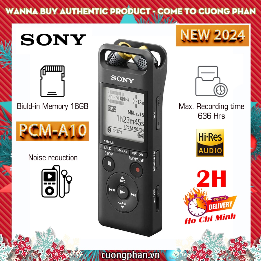 Sony PCM-A10 Portable Linear High-Resolution Audio Recorder ...