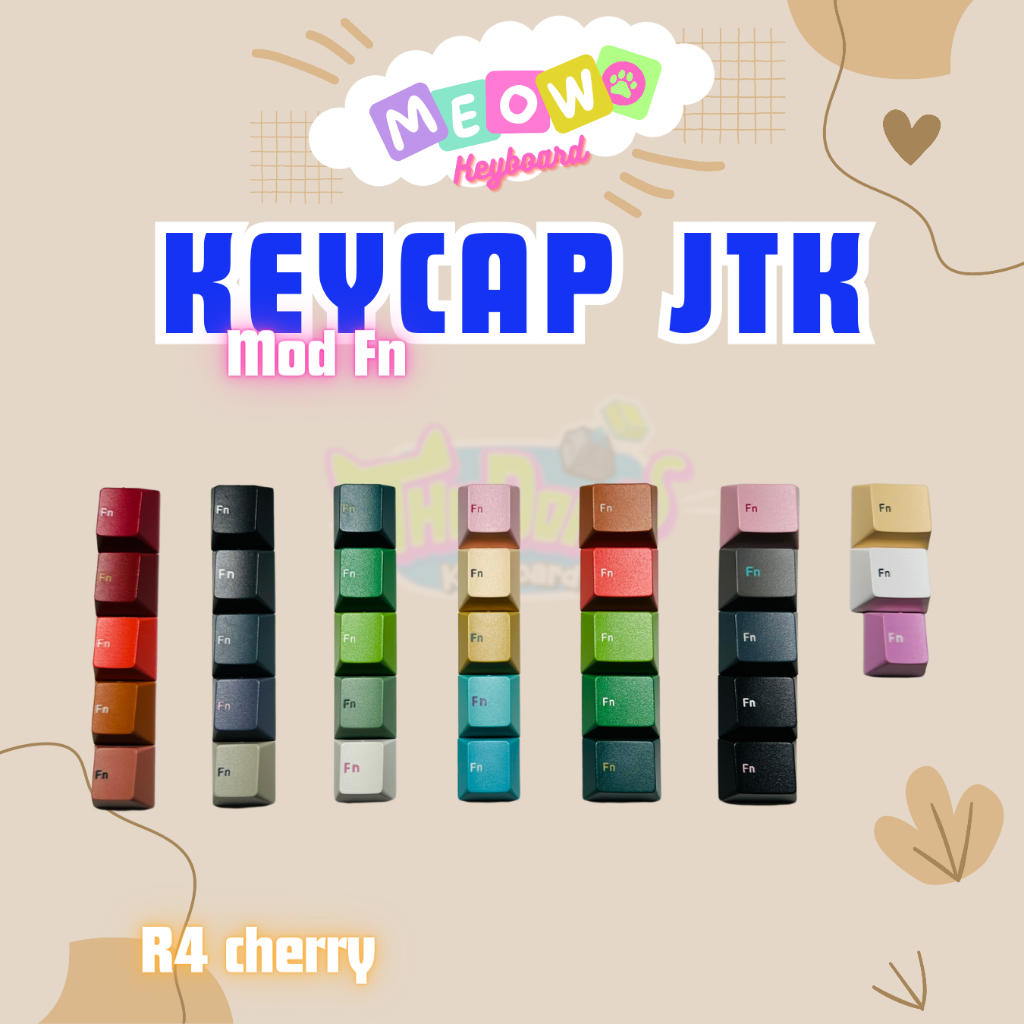 Keycap JTK | Mod Fn 1u 1.25u r4 | Keycap lẻ | Mod JTK | Hàng grab ...