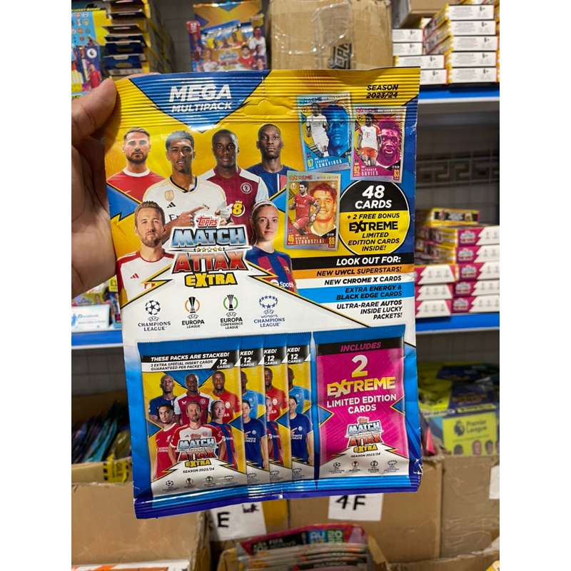[ Mega Multi Pack ] Match Attax EXTRA Champione League Mùa 2023/24 23/ ...