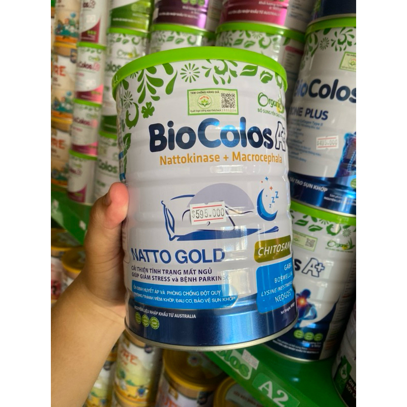 sữa bột bio colos a+ natto gold 900g phòng chống đột quỵ | Shopee Việt Nam