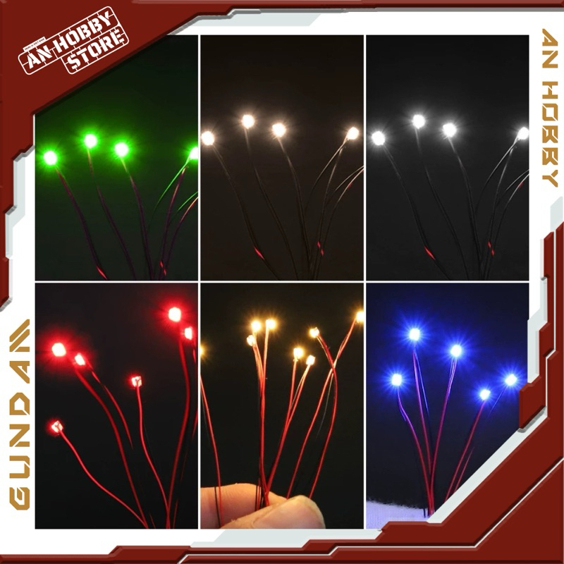 [HÀNG CÓ SẴN] ĐÈN LED 0502 MINI KÈM DÂY DẪN ĐỂ MOD CHO MÔ HÌNH GUNDAM ...