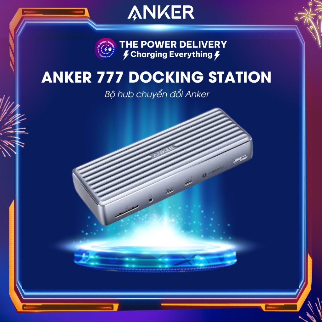 Bộ hub chuyển đổi Anker 777 Thunderbolt Docking Station (Apex, 12-in-1 ...