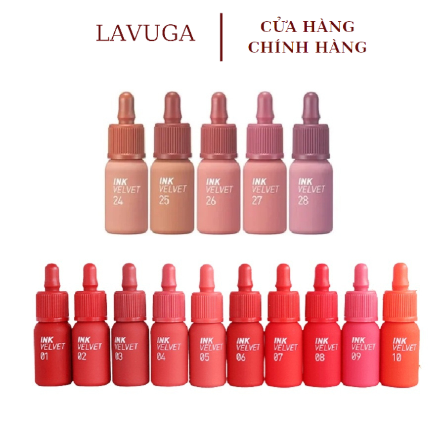 Son Peripera Ink Velvet Lip Tint (son kem lì) | Shopee Việt Nam