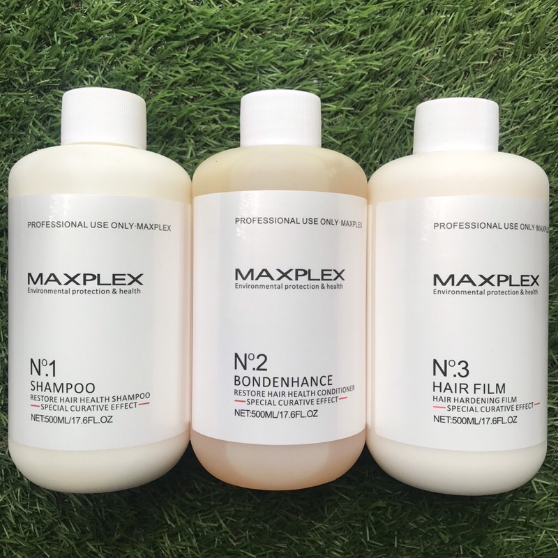 BỘ PHỤC HỒI TÓC ĐỈNH CAO MAXPLEX 500mlx3 | Shopee Việt Nam