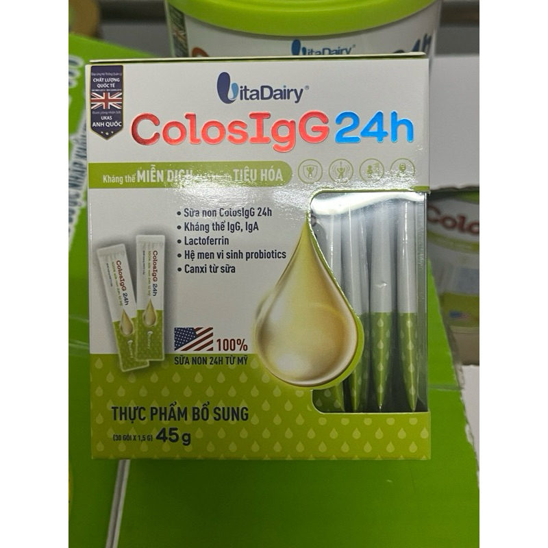 Sữa non ColosIg 24 45gram( 30 gói ) | Shopee Việt Nam