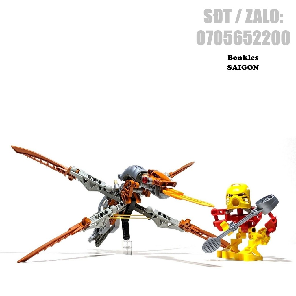 Đồ Chơi Mô Hình Vintage lắp ráp LEGO Bionicle Titan 8594 Jaller & Gukko ...