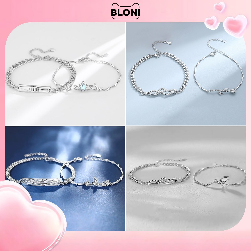 Vòng tay đôi tình yêu nam nữ ️‍🔥, Vòng cặp đôi Bloni Store ý nghĩa dành ...