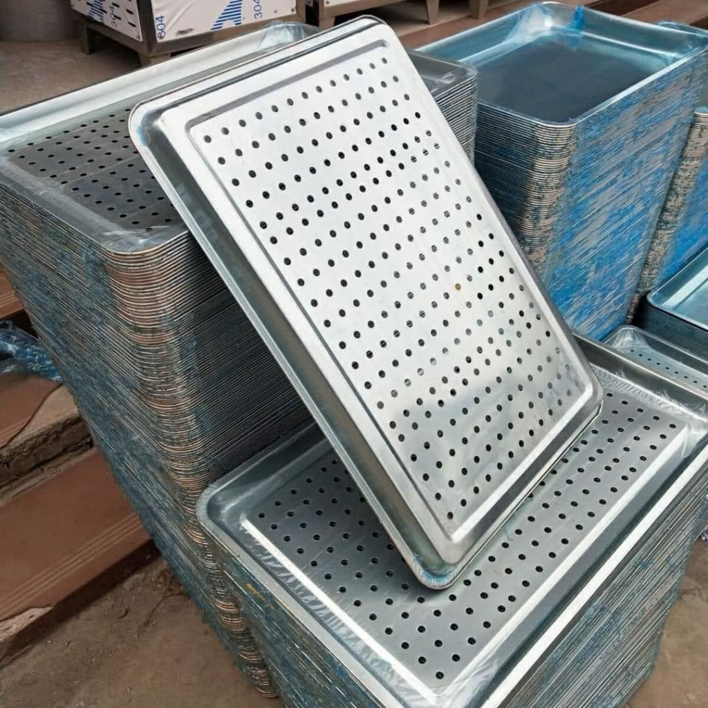 Khay inox 40x 60 cm-khay tủ ủ, khay tủ hấp chín, khay xe hong, khay tủ ...