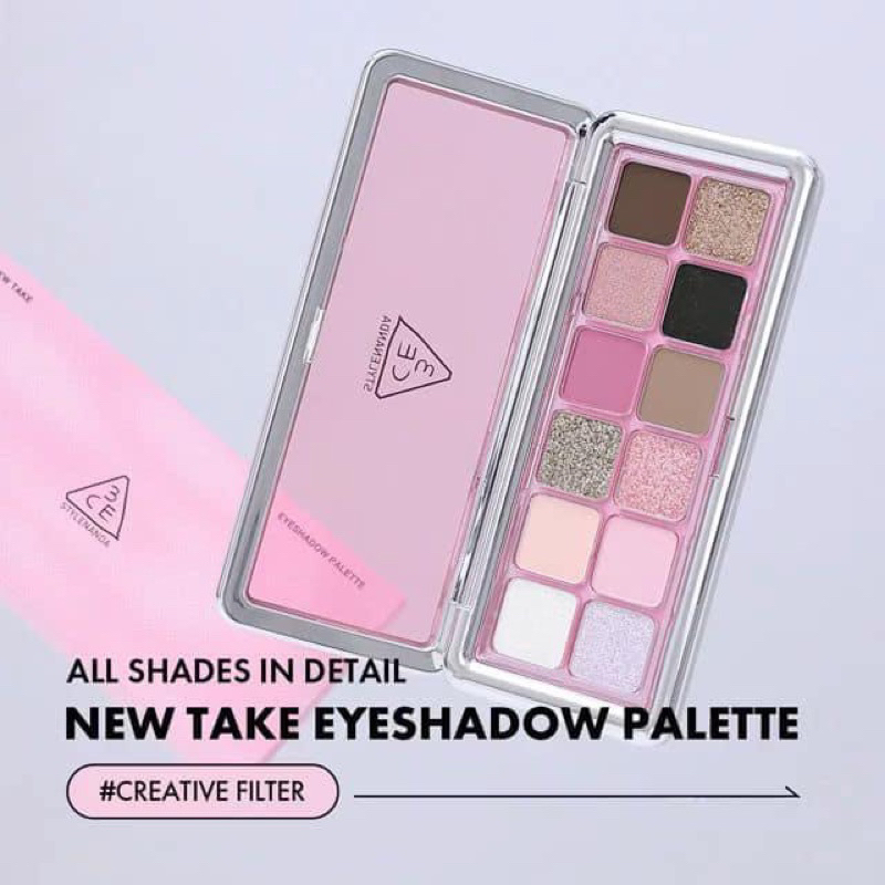 Màu Mắt 12 Ô 3ce New Take Eyeshadow Palette | Shopee Việt Nam