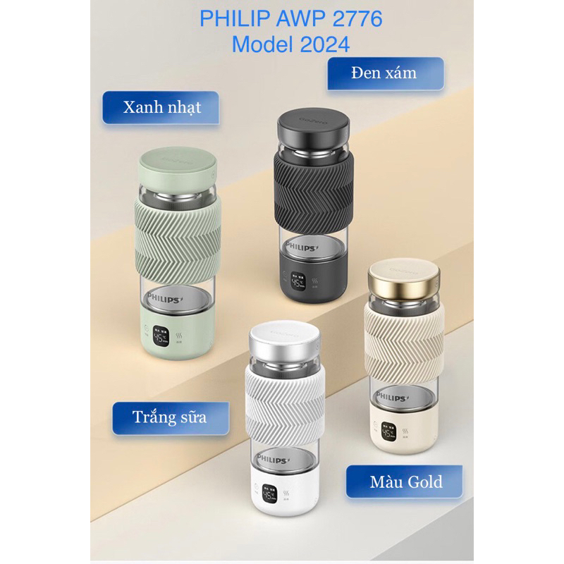 Cốc đun Philip mini AWP 2776 Model 2024 - Bảo hành 12T | Shopee Việt Nam