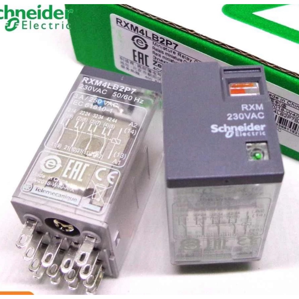 ReLay trung gian kèm đế 14 Chân Relay RXM4 230VAC/24VDC hàng tháo máy xịn - Shop tự động hoá KIM ...