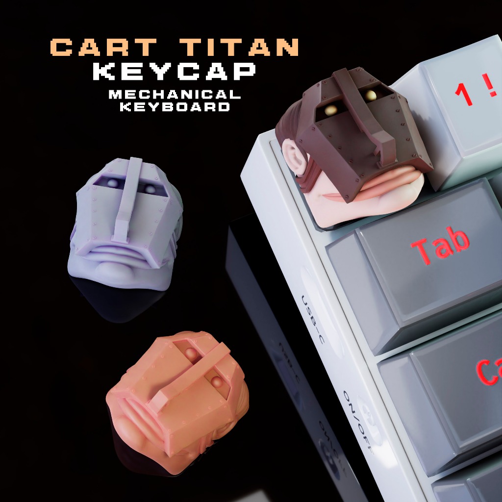 Phôi keycap Attack On Titan/Eren Rumbling - Black Spinal, Colossal ...