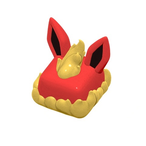 Phôi keycap Pokemon Eveelutions - Eevee, Flareon, Jolteon, Vaporeon ...