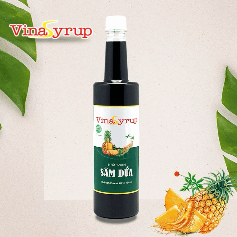 Siro Sâm Dứa Vina Syrup chai 750ml | Shopee Việt Nam