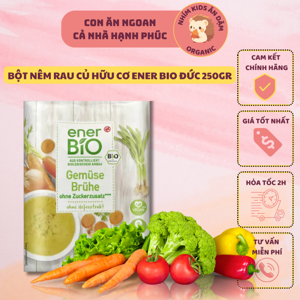 [Date T3/2026] Bột Nêm Rau Củ Ener Bio Đức 250g | Shopee Việt Nam