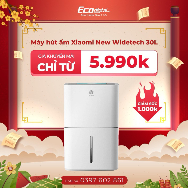 [NEW 2025] Máy hút ẩm không khí thông minh NEW WIDETECH LUMIAS 12L/20L/24L/30L/60L - Kết nối app ...