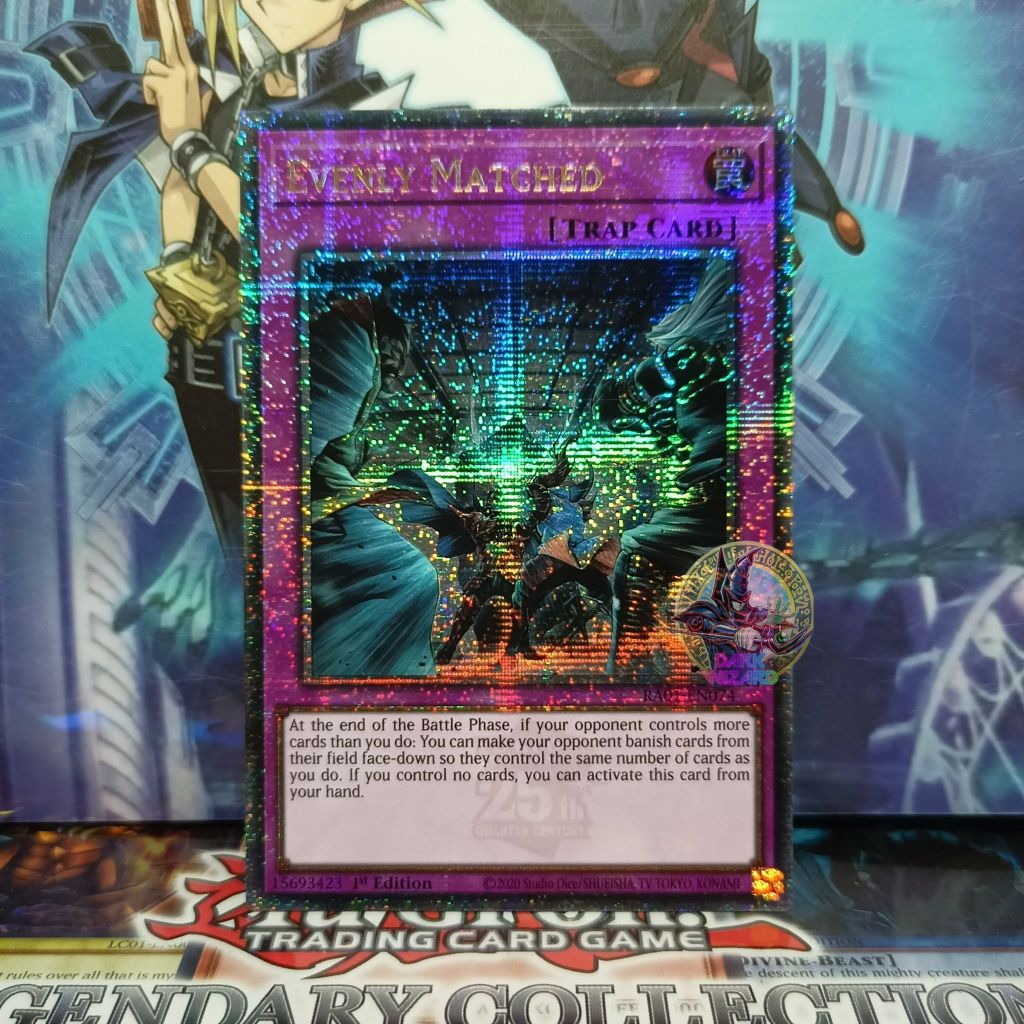 Evenly Matched – RA01-EN074 – Quarter Century Secret Rare [Thẻ bài Yugioh] | Shopee Việt Nam