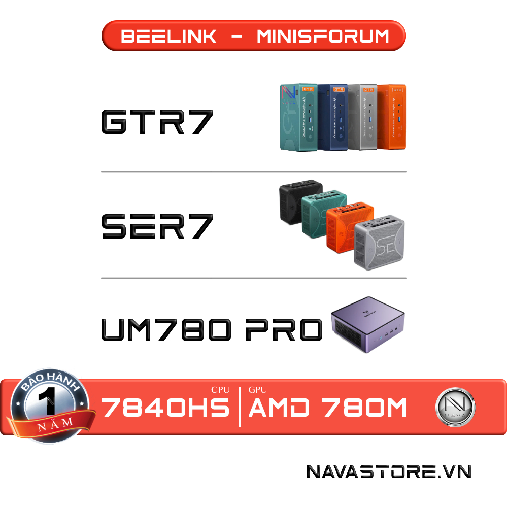 Order > SER7 GTR7 UM780 PRO - AMD R7 7840HS + RADEON 780M Gaming Mini ...