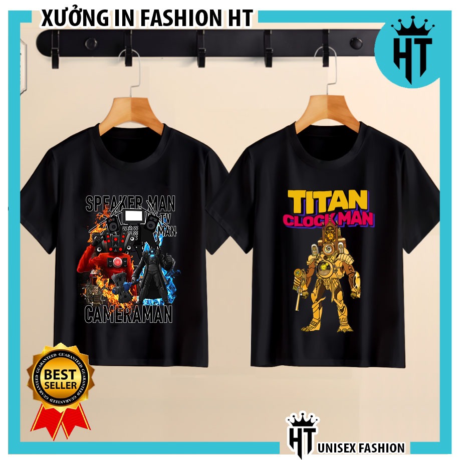 Áo Thun Titan Clock Man Titan TV Man Titan Cameraman LV3 Drill Man ...