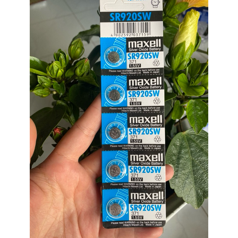 Viên pin SR920SW 920 SR920 371 LR69 LR921 921 AG6 Maxell 1,55V chính ...