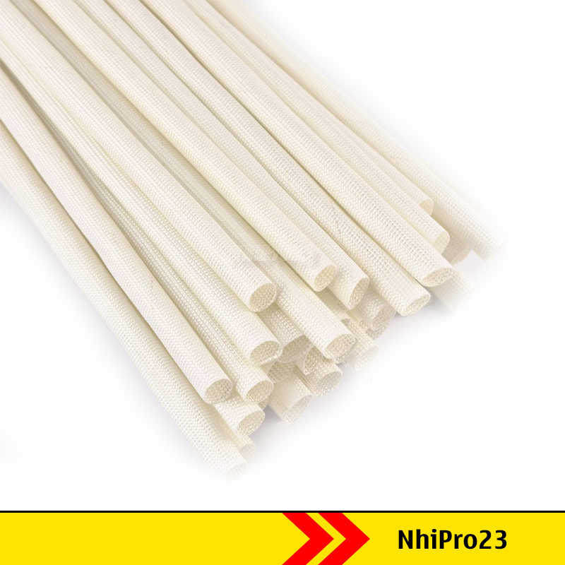 Ống gen trắng chịu nhiệt cách điện Amiang chống cháy | Shopee Việt Nam