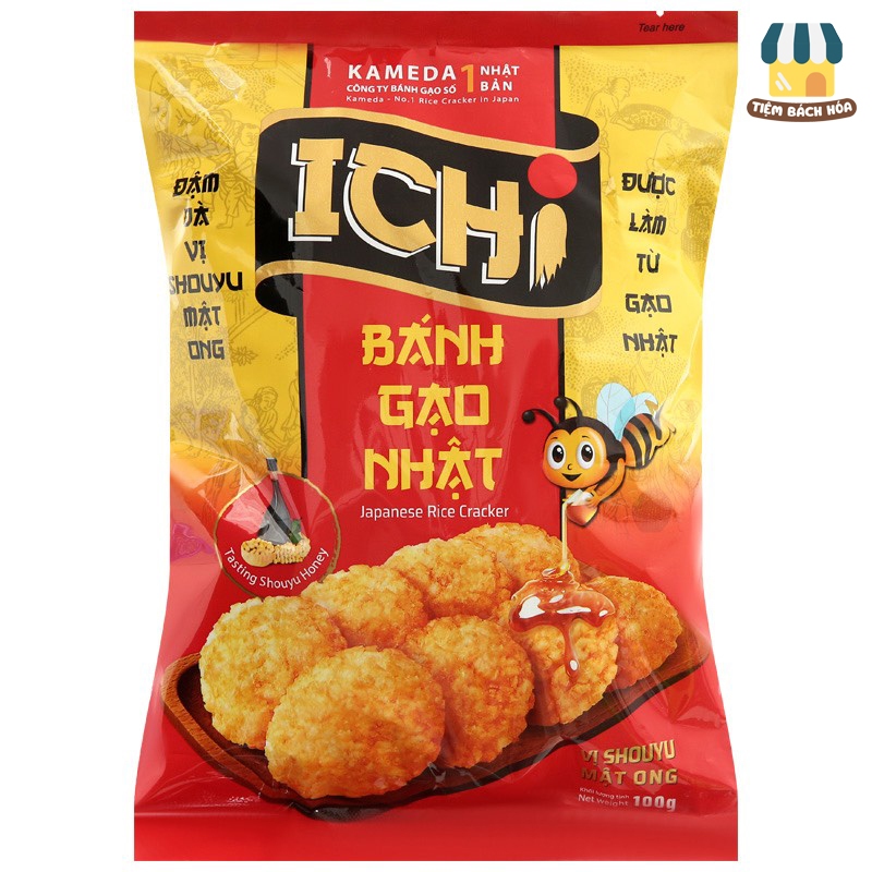 Bánh Gạo Nhật ICHI Đậm Đà Vị Shouyu Mật Ong 180g - Tiệm Bách Hóa | Shopee Việt Nam