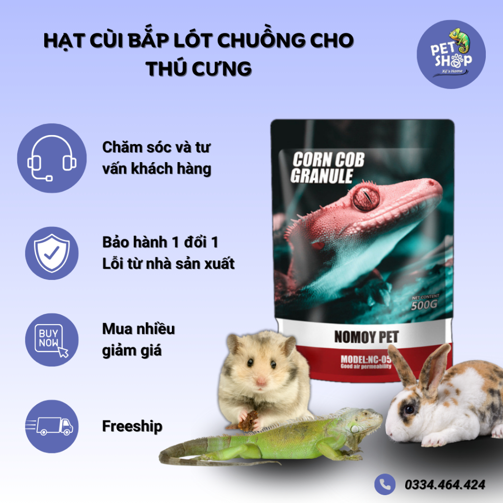 Lót Chuồng Khử Mùi Hút Ẩm Chuồng Nuôi Cho Thú Cưng, Bò Sát, Igu ...