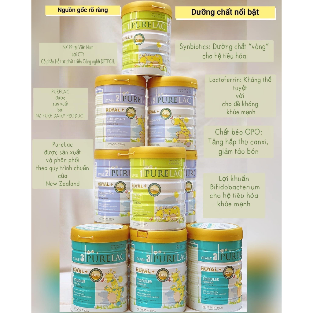 Sữa công thức Pure Lac Úc số 3 hộp 850g | Shopee Việt Nam
