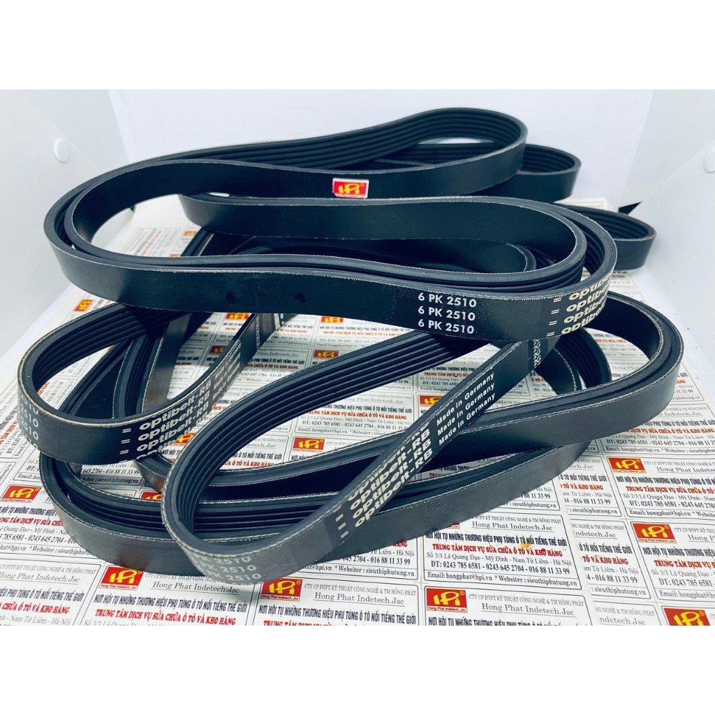 Dây curoa tổng Hyundai Tucson 2010-2012 ( Máy xăng ), Optibelt 6PK2510 ...