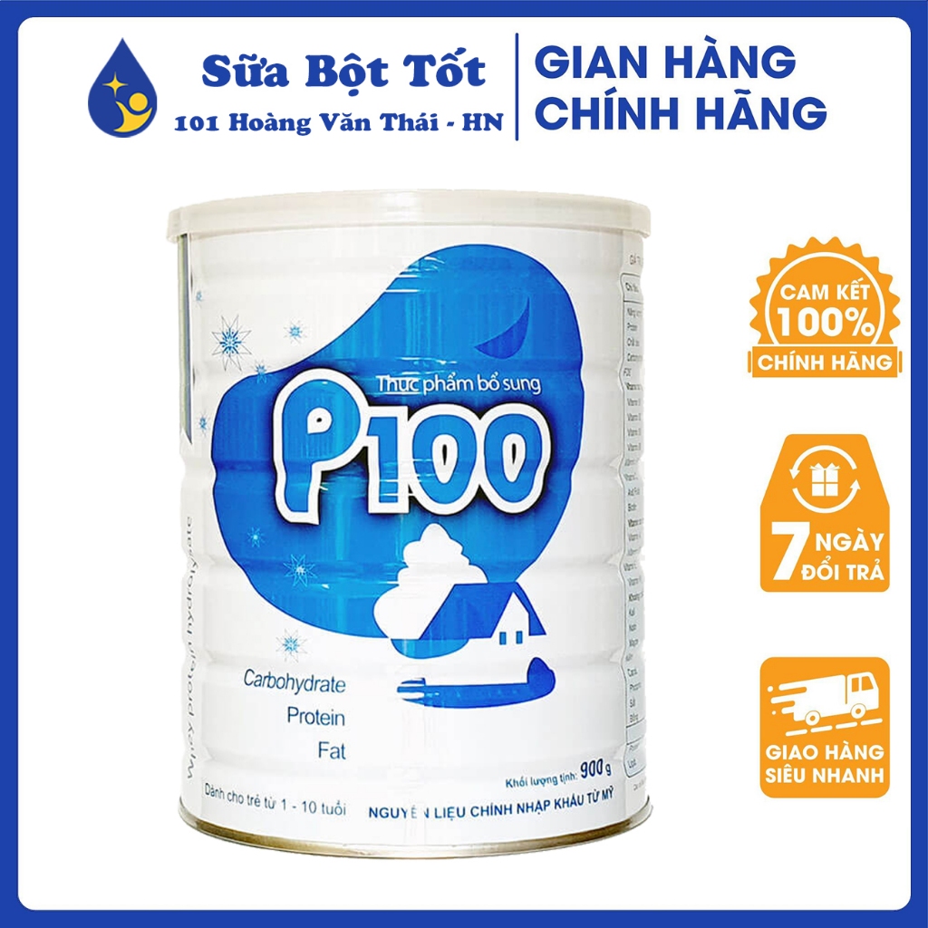 Sữa P100 900g (cho trẻ biếng ăn từ 1 – 10 tuổi) | Shopee Việt Nam