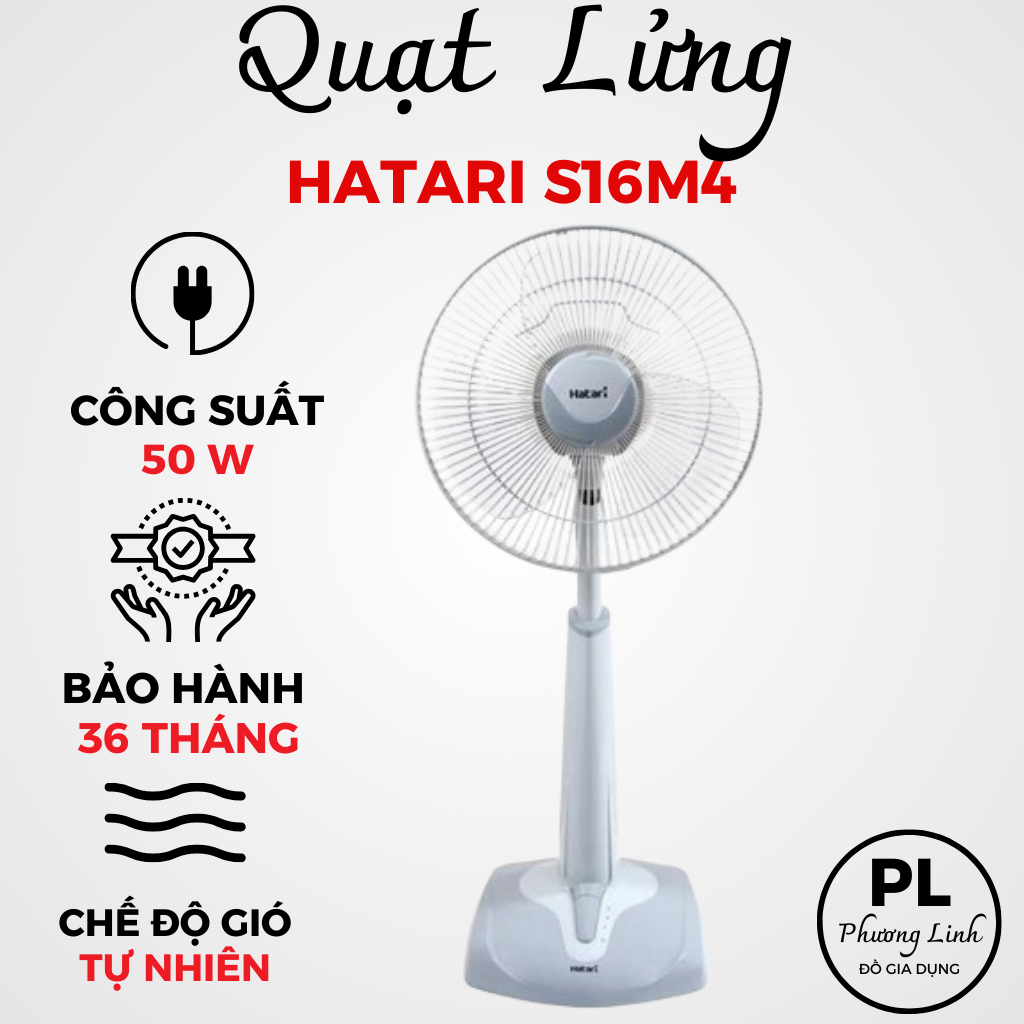 Quạt lửng Hatari HB-S16M4 (xanhghi/vàng cát) - Hàng chính hãng - Bảo ...